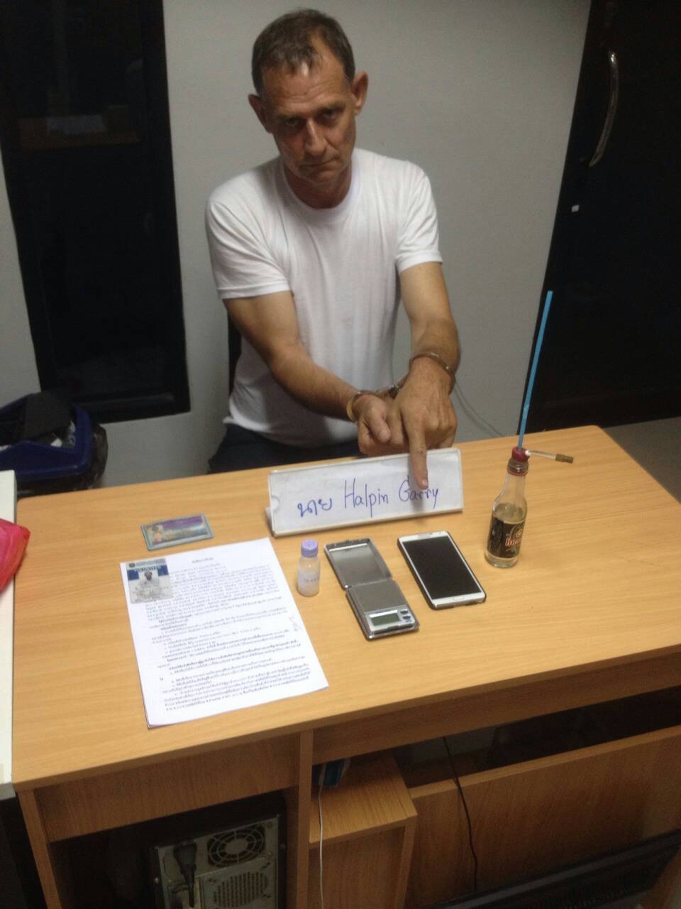 Phuket Tourist Police expat volunteer arrested on crystal meth charges