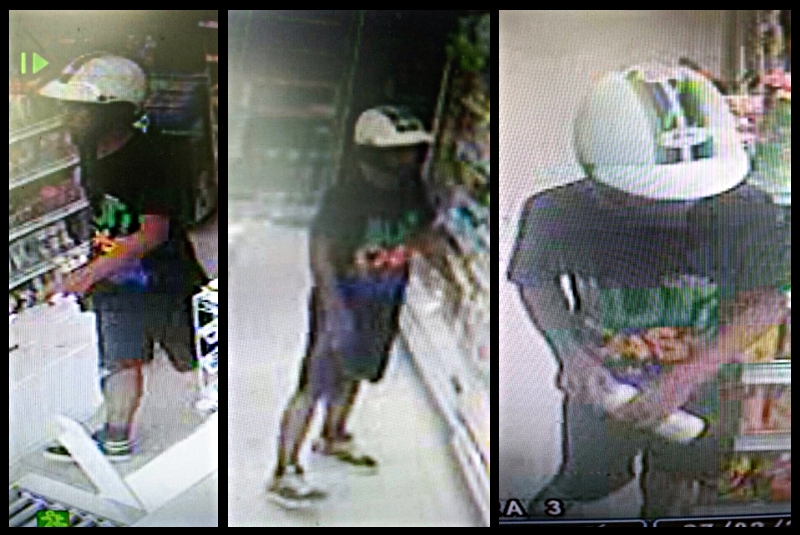 Phuket police hunt milk-drinking store robber