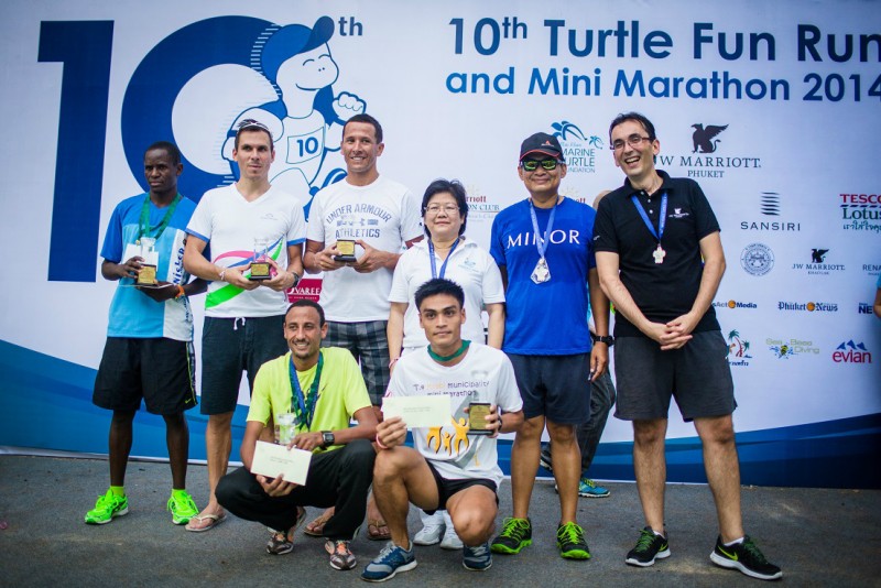 Turtles win in Phuket marathon