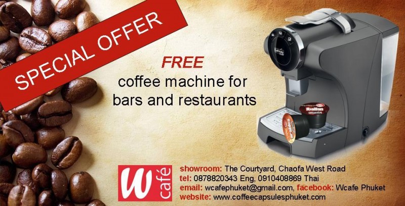 FREE coffee machine for businesses.