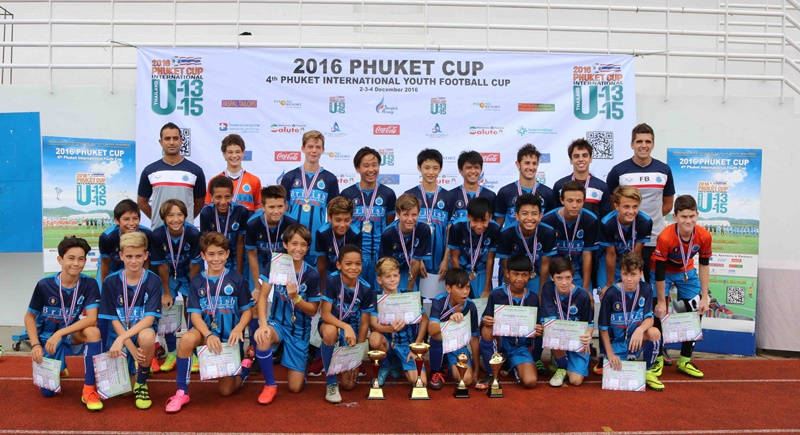BISP U15 Boys win Phuket International Football Cup 2016