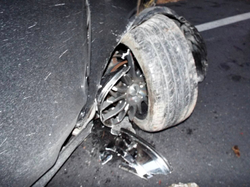 Phuket Airport wheelchair operator slams into tree at speed, survives