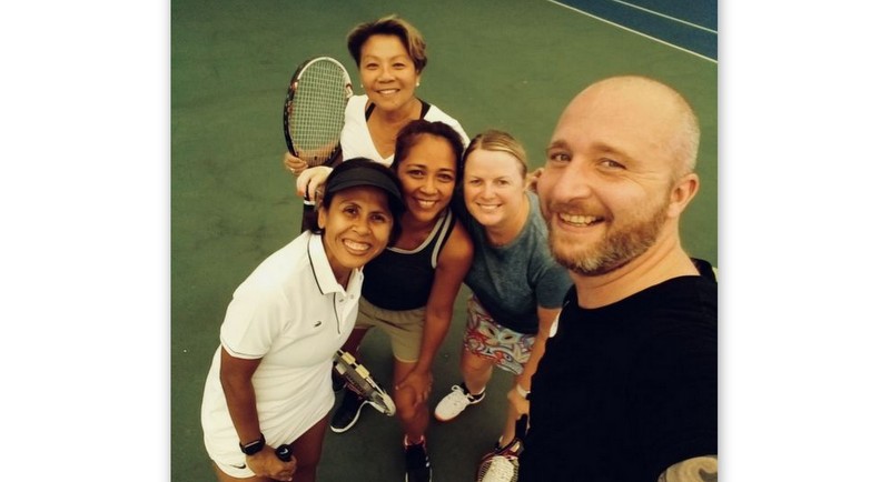 Love on court at Thanyapura’s Valentine’s Day Tennis Tournament.