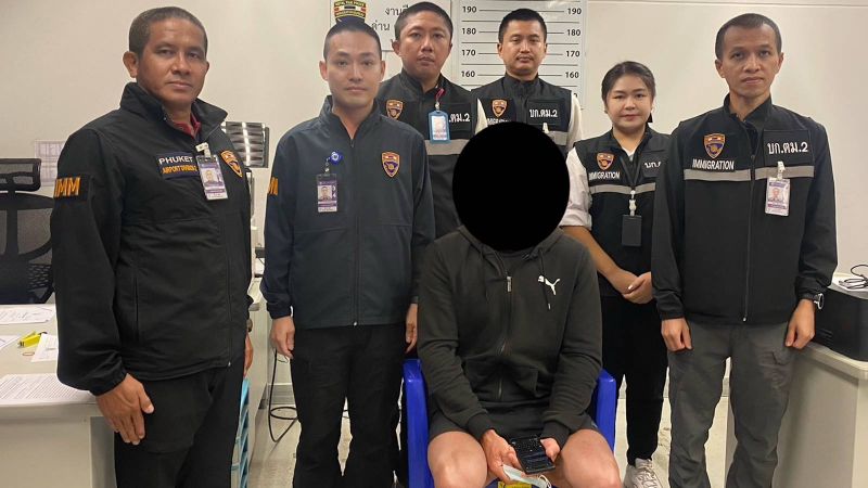 New Zealand fugitive with history of arrests nabbed upon landing in Phuket
