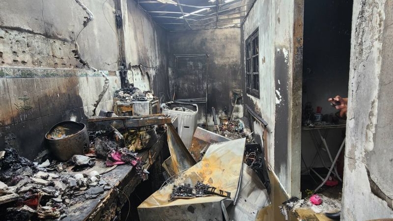Herbal brew left to boil sets house on fire