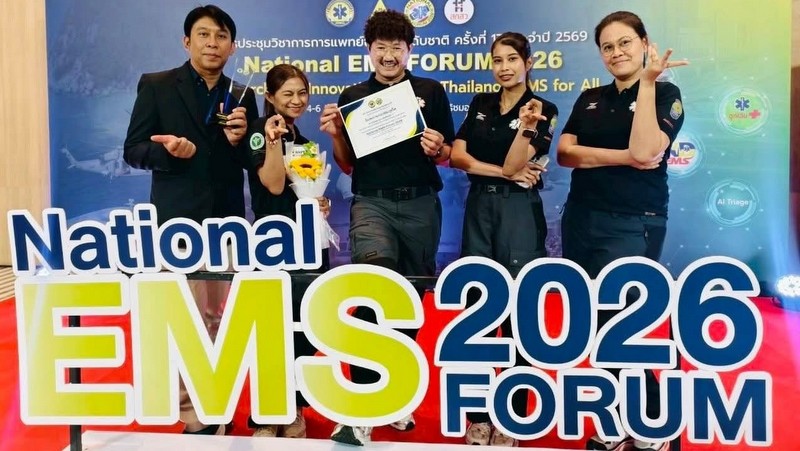Phuket emergency teams win national EMS awards